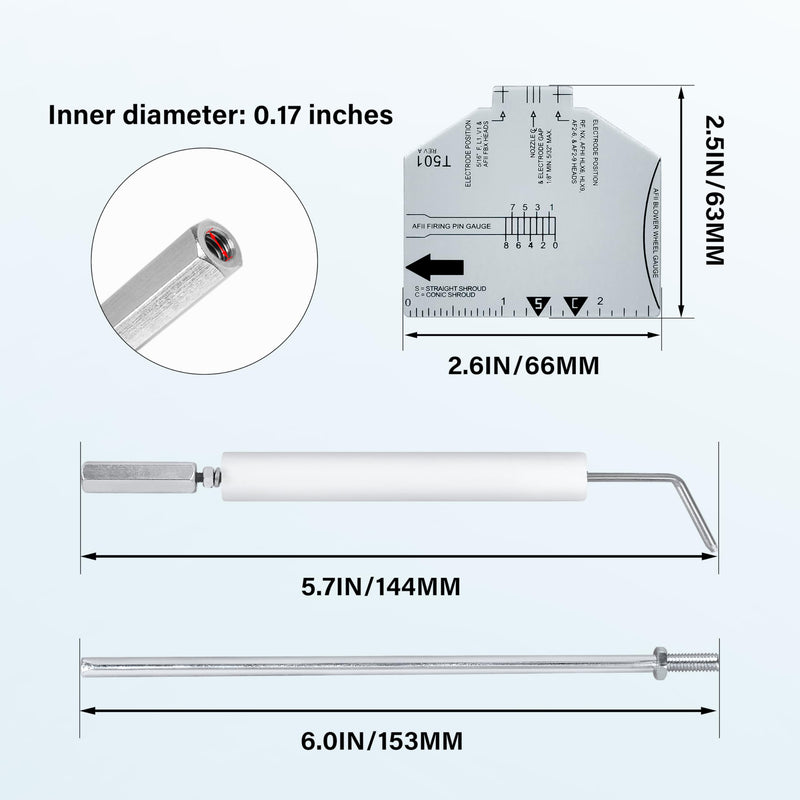 5780 Electrode Insulator Assembly Fits for Becket AF, AFG, AR, SF and SR Burners | AusPower ...
