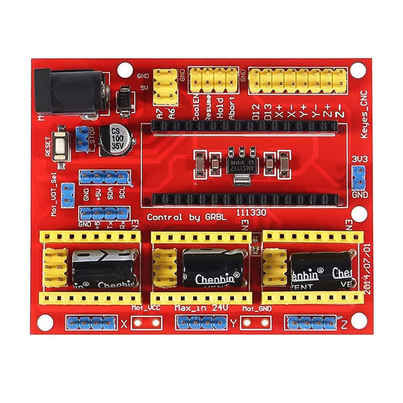 CNC Shield V4 Engraving Machine Expansion Board A4988 Driver Expansion Board for Arduino Nano 3D ...