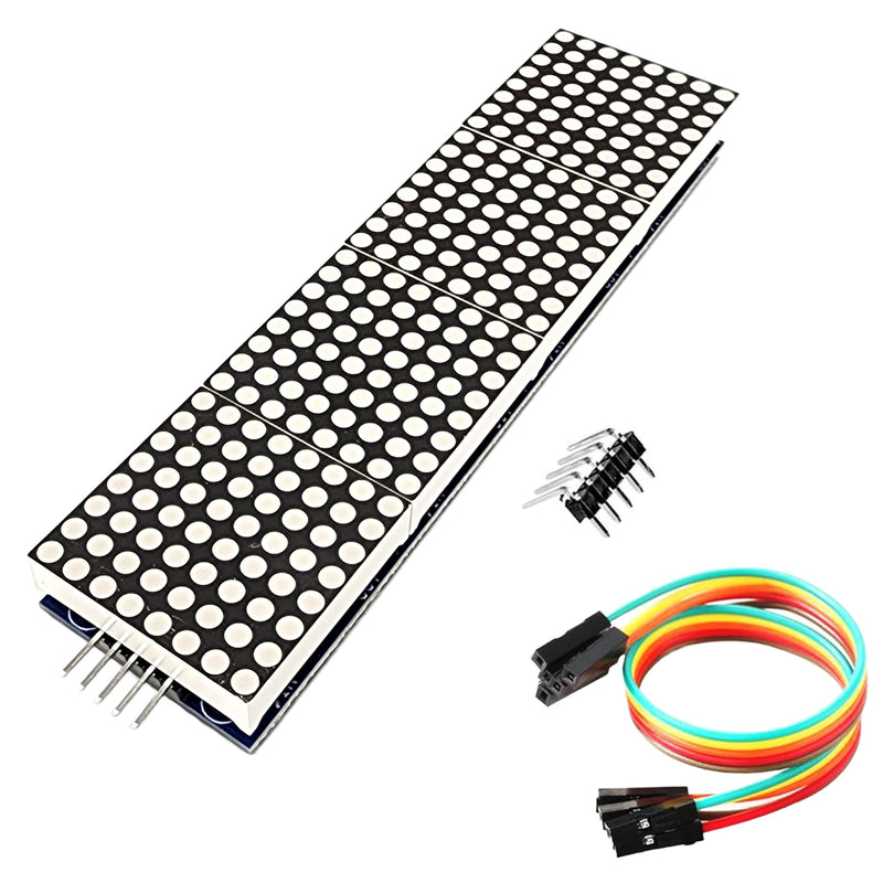 Dot Matrix FC16 4-in-1 Display Module with MAX7219 Chip, 32x8 LED ...