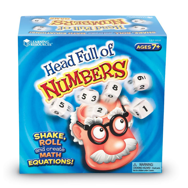 Learning Resources Head Full Of Numbers, Math Games for Kindergarten ...