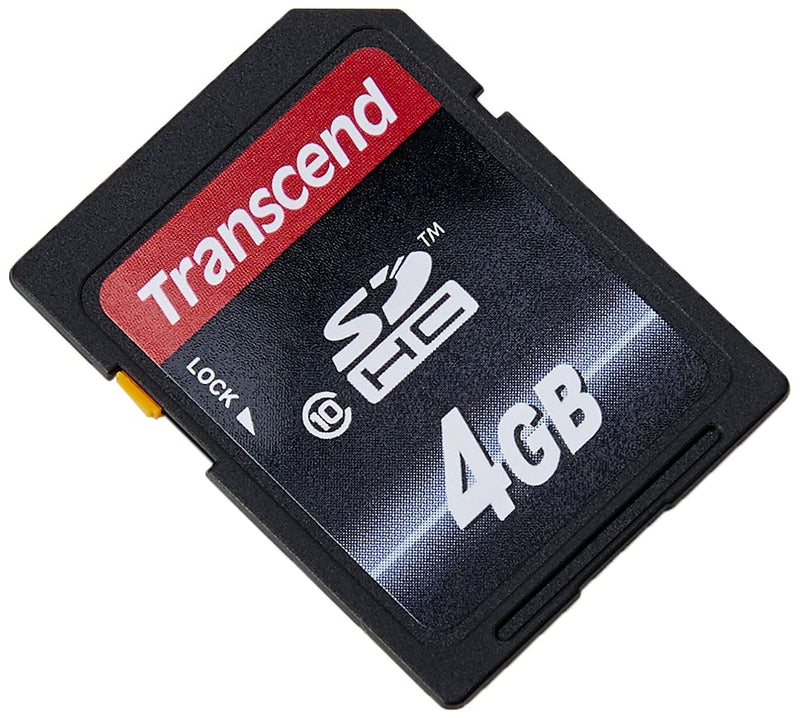 Transcend 4GB Class 10 SDHC Card (TS4GSDHC10) Standard Packaging | AusPower Australia