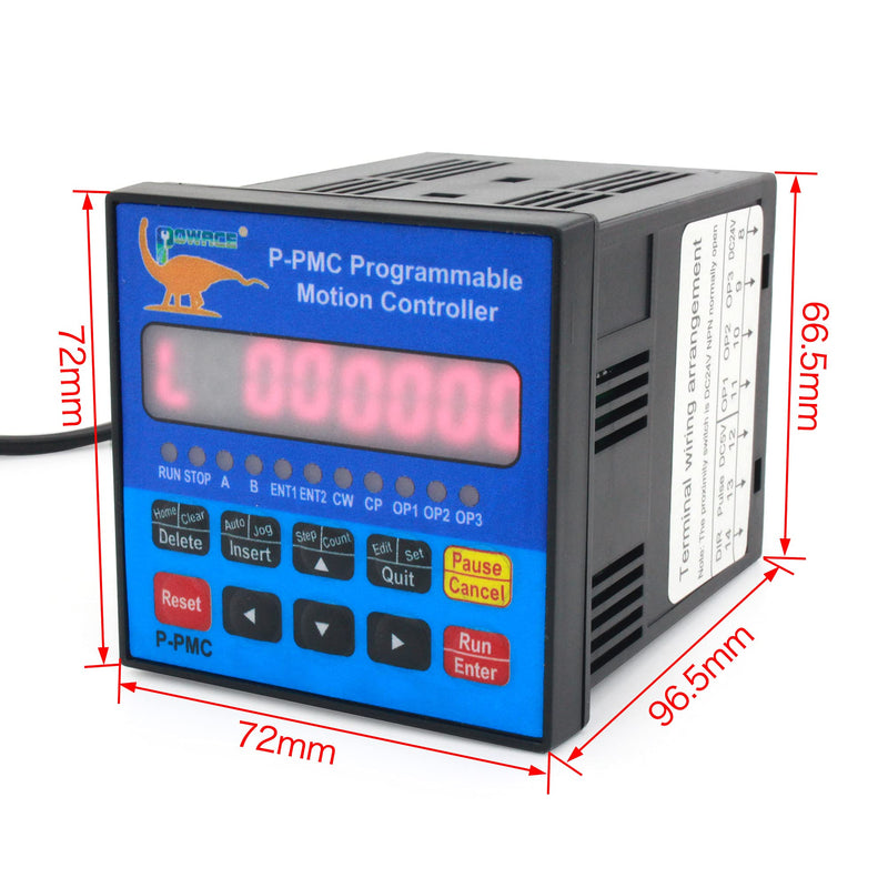 Single Axis CNC Motion Programmable Controller 40KHz 1 axis CNC System P-PMC Manual Control ...