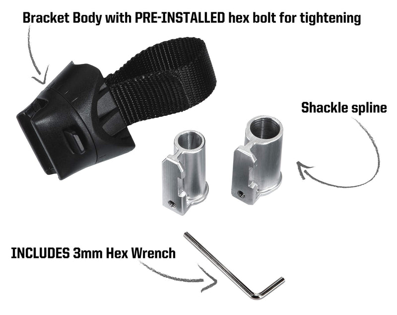 Kryptonite Transit Flexframe-U Bicycle Bracket , Black | AusPower Australia