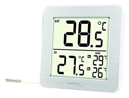 Technoline WS7049 Office Thermometer, Digital Thermometer with Two ...