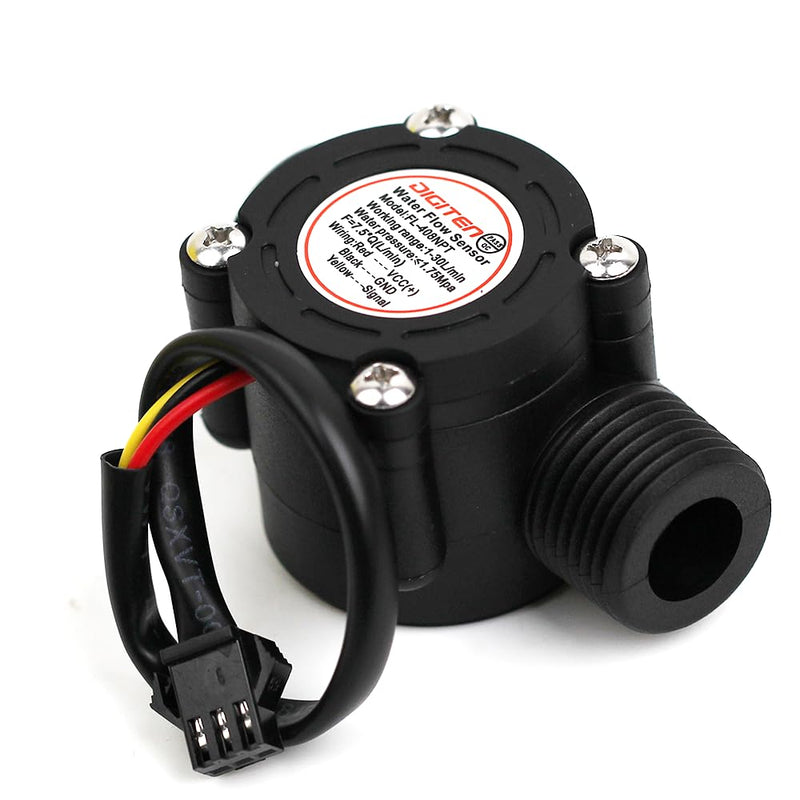 G1/2 ’’ Flow Hall Sensor with NPT thread, 1-30L/Min Flow Meter ...