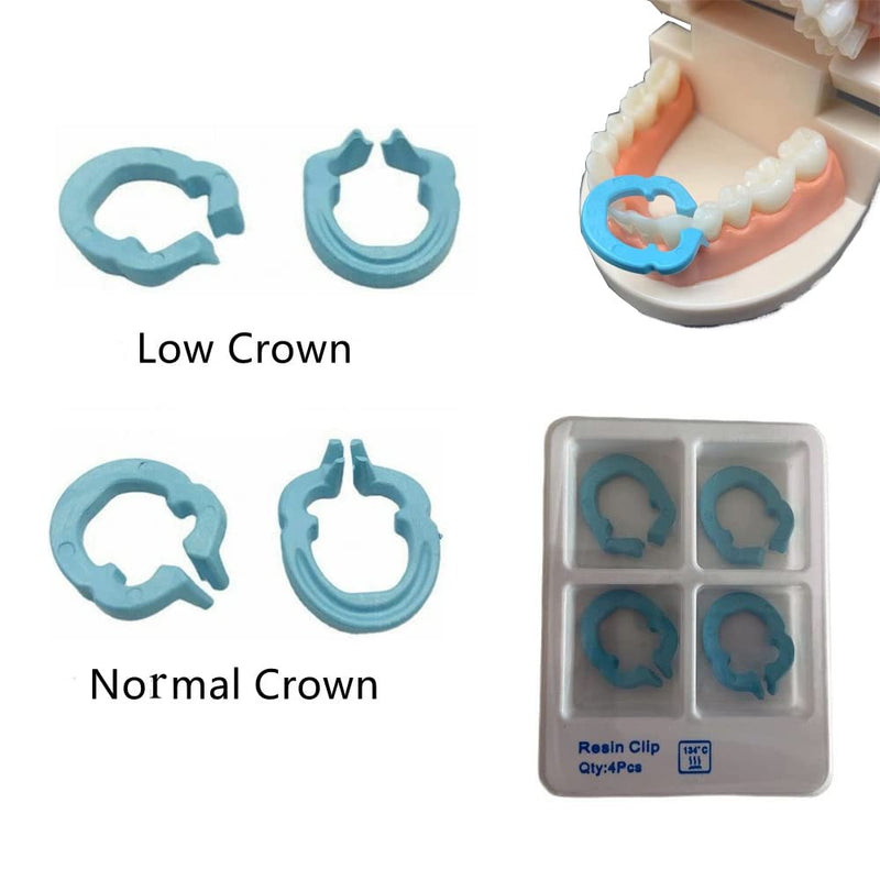 4PCS Dental Resin Clamping Ring Separator Ring Sectional Contoured ...