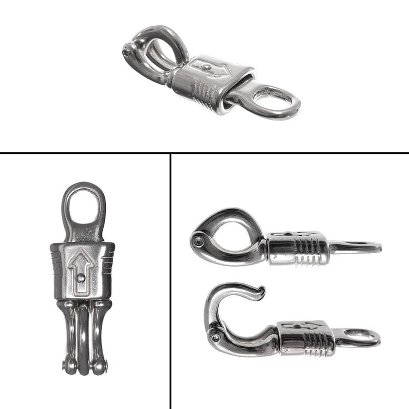 Paracord Planet ½ inch Rigid Round Eye Panic Snap | 300 Pound Max Load ...