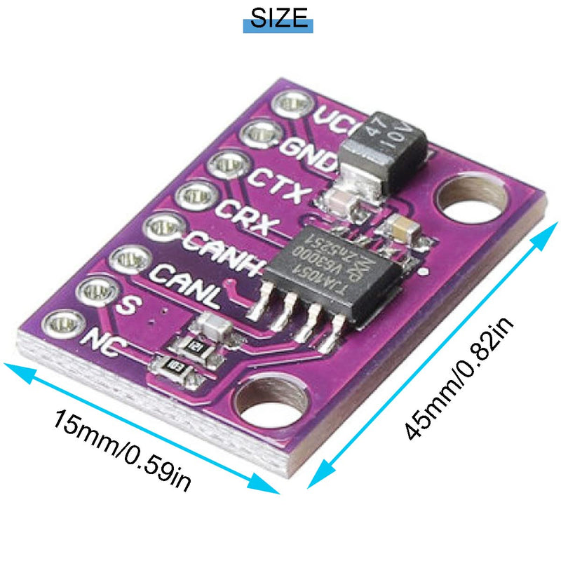 Youmile 2pcs 3V~5V CJMCU-1051 TJA1051 High Speed Low Power CAN ...