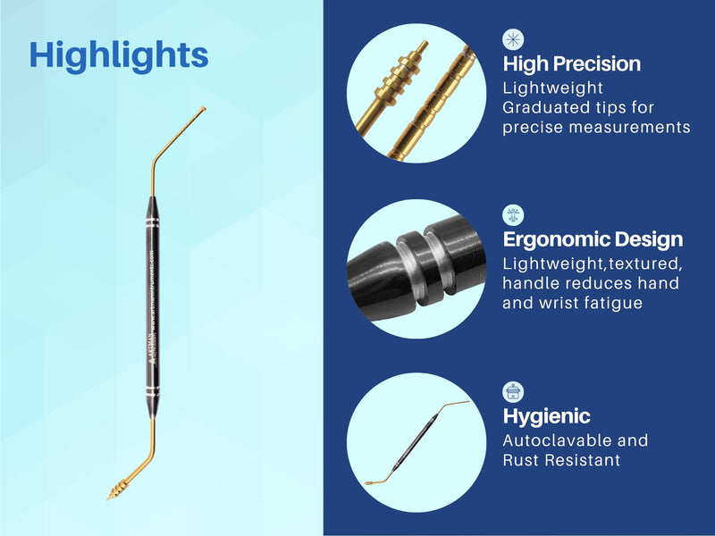 Dental Implant Depth Probe Measuring Tool Gauge ARTMAN Brand | AusPower ...