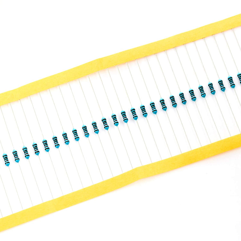 Chanzon 100pcs 10K ? ohm Resistor 1/4W (0.25W) Metal Film Fixed ...