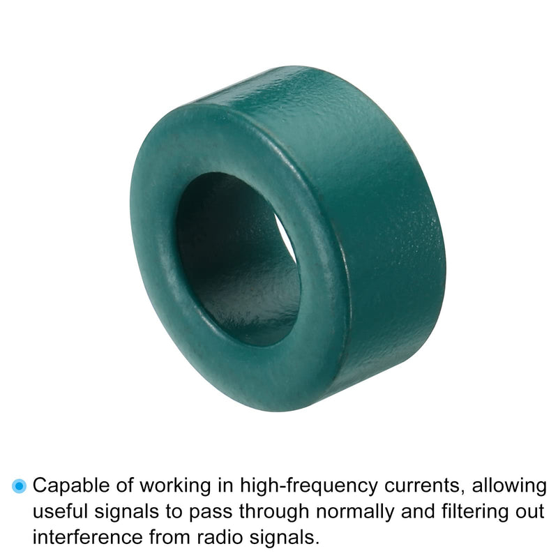 PATIKIL Ferrite Toroid Core, 10 Pcs Toroid Core 1.1" ODx0.6" IDx0.5" H ...