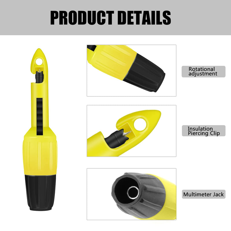 Wire Piercing Probe, Insulation Piercing Clip Tool for Multimeter ...