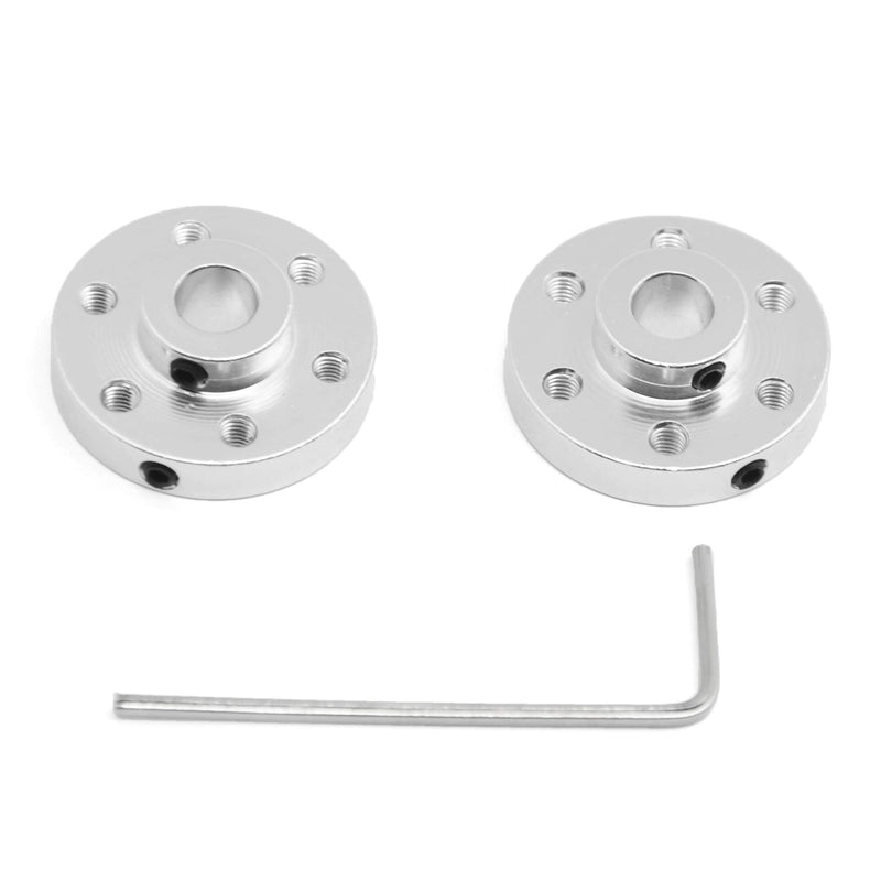 2PCS Rigid Flange Shaft Coupling for 6mm Shaft Pair with M3 Thread 6mm ...