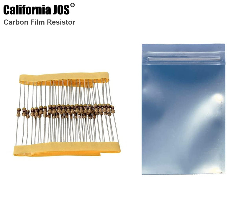 10K Ohm Carbon Film Single Fixed Resistor 1/2 W (0.5 Watts) 5% ...