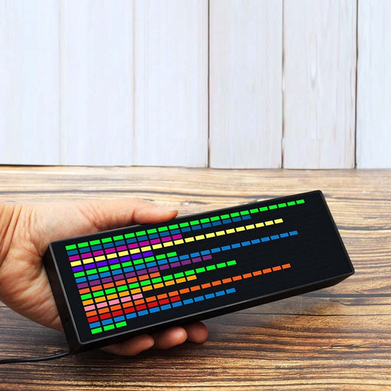 LED Music Spectrum Display, VU Meter Indicator Analyzer, Audio Connect ...