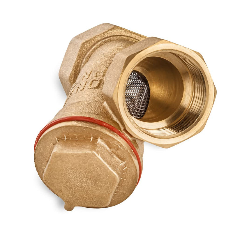 Brass Y-Type Strainer 0,75" Female - Threaded Lead-Free Working Steam ...
