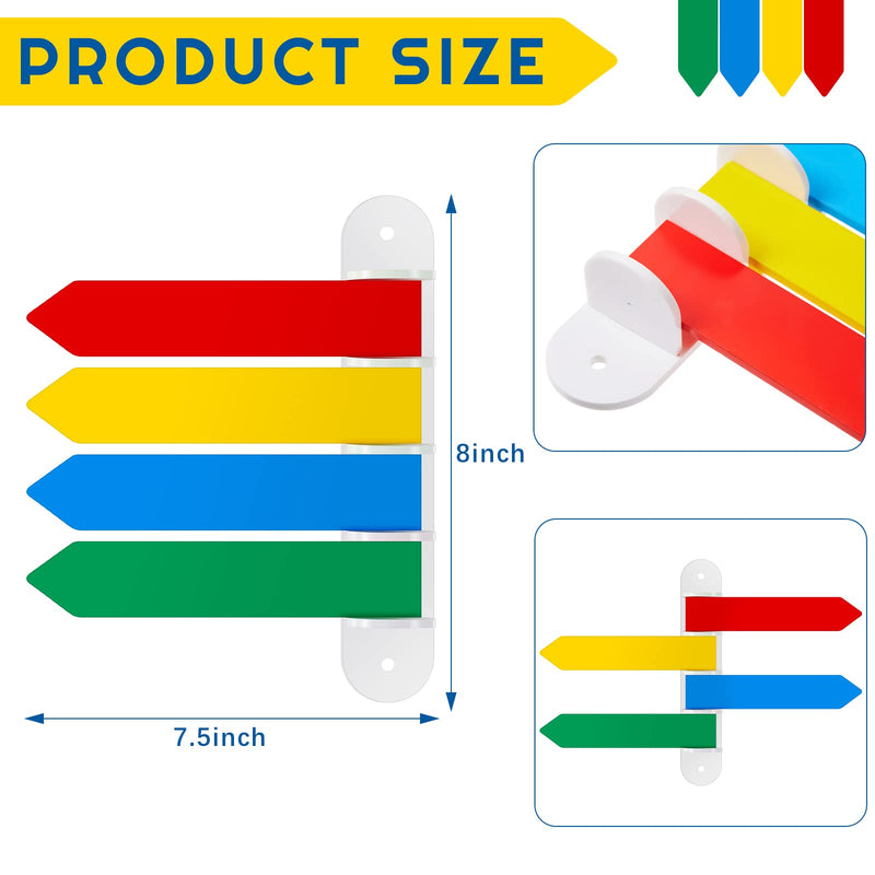 Exam Room Flags Pack 7 Inches Long Door Flags Primary Colors Chamber ...