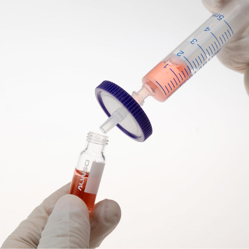Syringe Filters PVDF Hydrophilic Filtration 0.45um Micron Pore Size ...