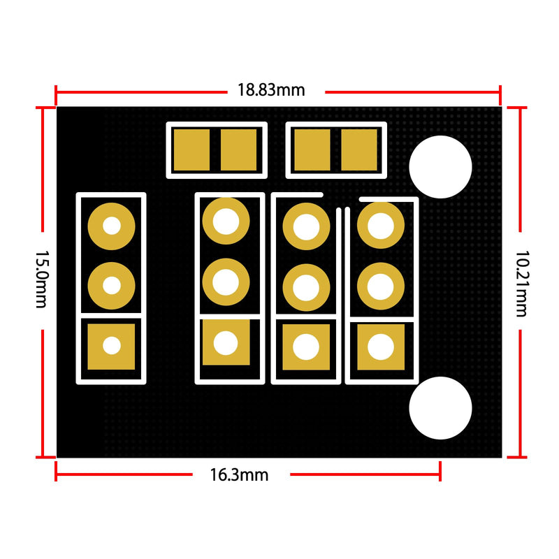 10Pcs DC 3.3V-5V KY-003 Hall Effect Sensor Module 3144E A3144 Hall ...