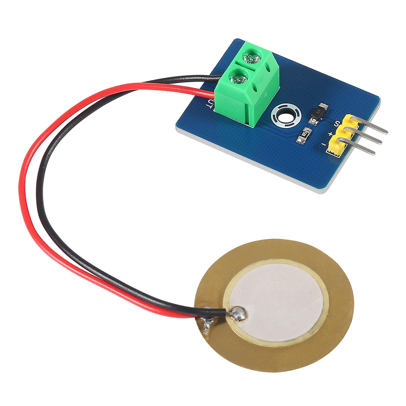 12pcs Piezoelectric Sensor Analog Ceramic Vibration Sensor Module 3.3V/5V Piezoelectricity for ...