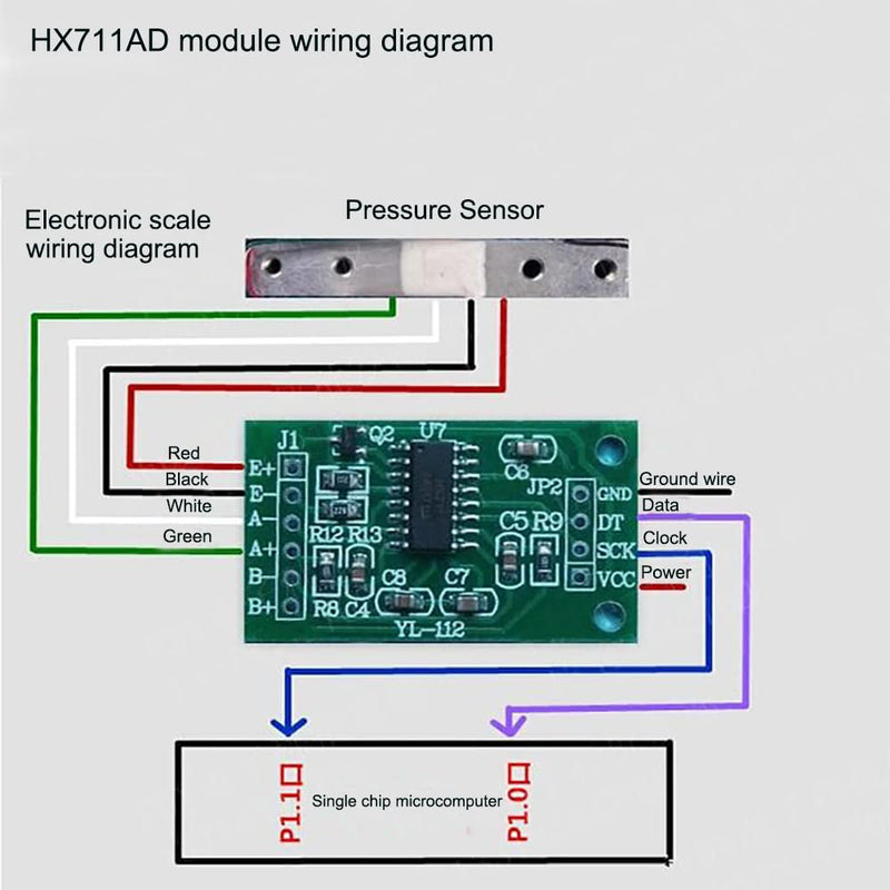 Aihasd Digital Load Cell Weight Sensor 20 kg Portable Electronic ...