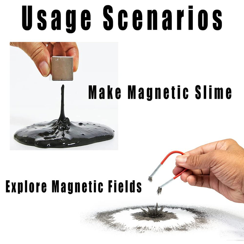 DAILYLIFE Iron Powder Iron Filings for Science Experiments, 1 Pound (16 ...