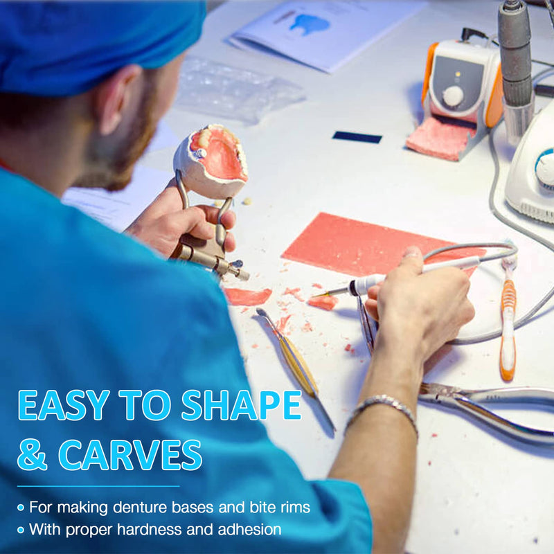 ANNWAH 20PCS Dental Base Plate Wax - Molding Casting Wax Sheet Denture ...