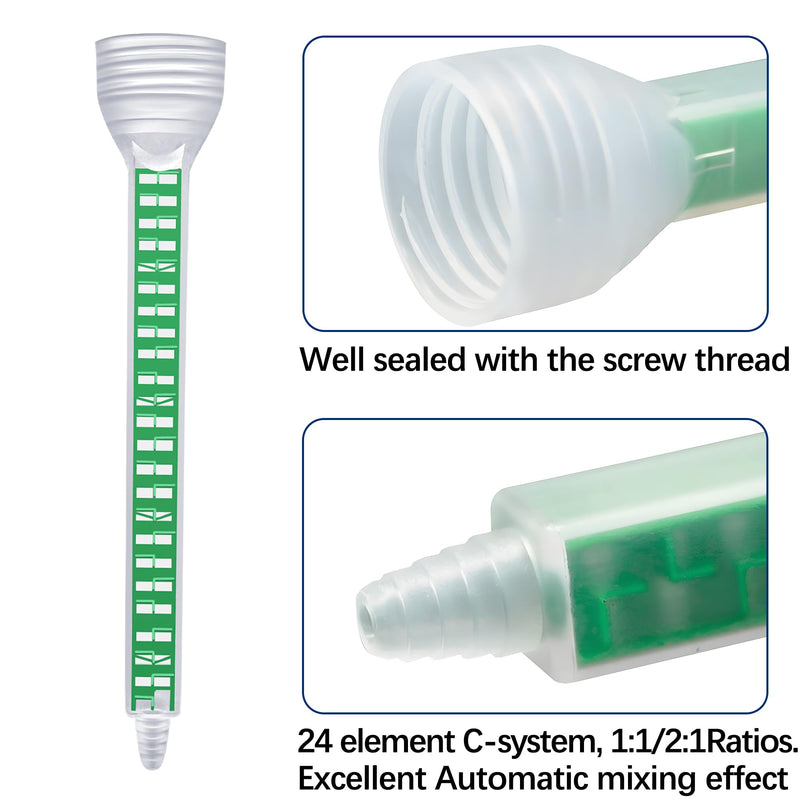 Epoxy Mixing Nozzle Adhesive Static Mixing Nozzle Tip Resin Mixer ...