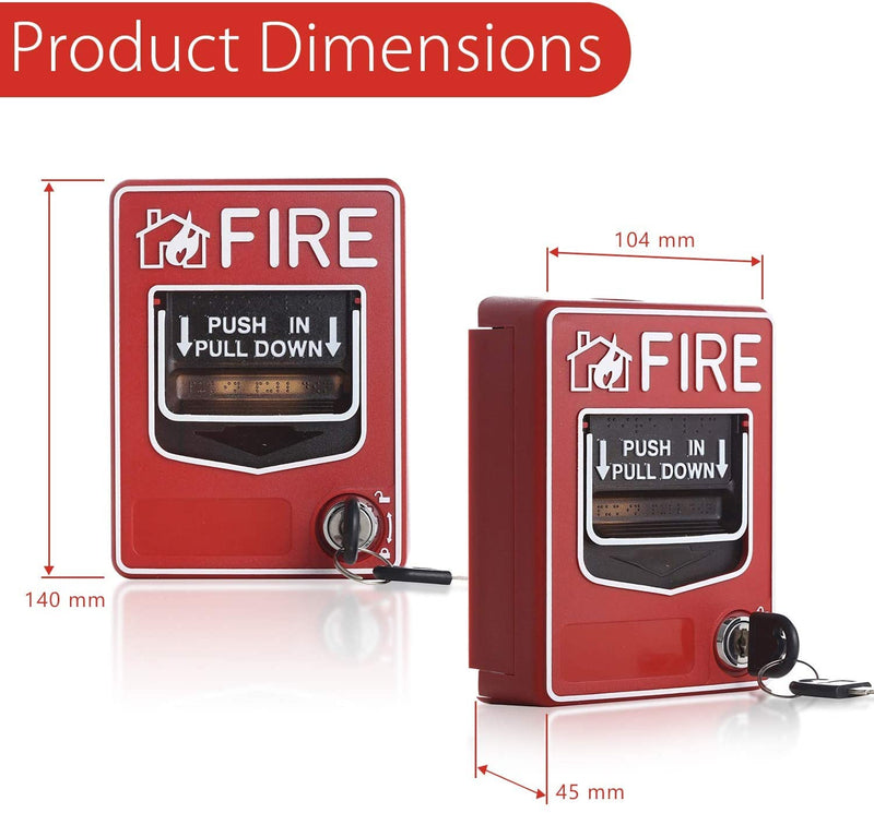 Emergency Alarm Station Conventional Dual Action Manual Call Point Fire ...