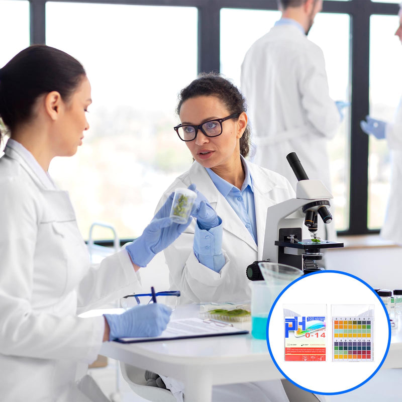 LIQWEI Pack of 100 PH Test Strips, PH Value Test Strips Urine Acid ...