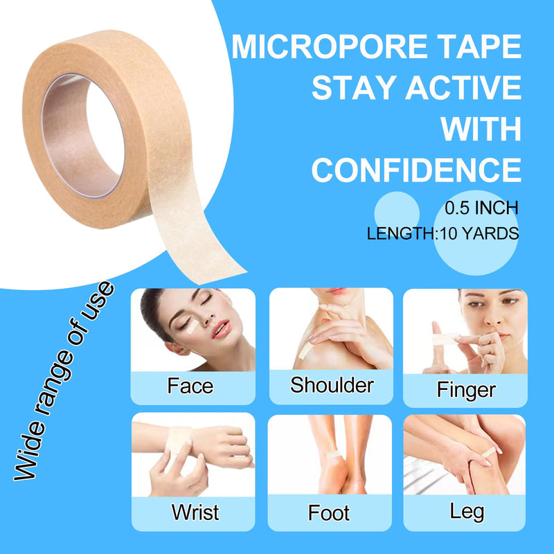 8 Rolls Micropore Tape, Paper tape medical, Nose Tape for Rhinoplasty ...