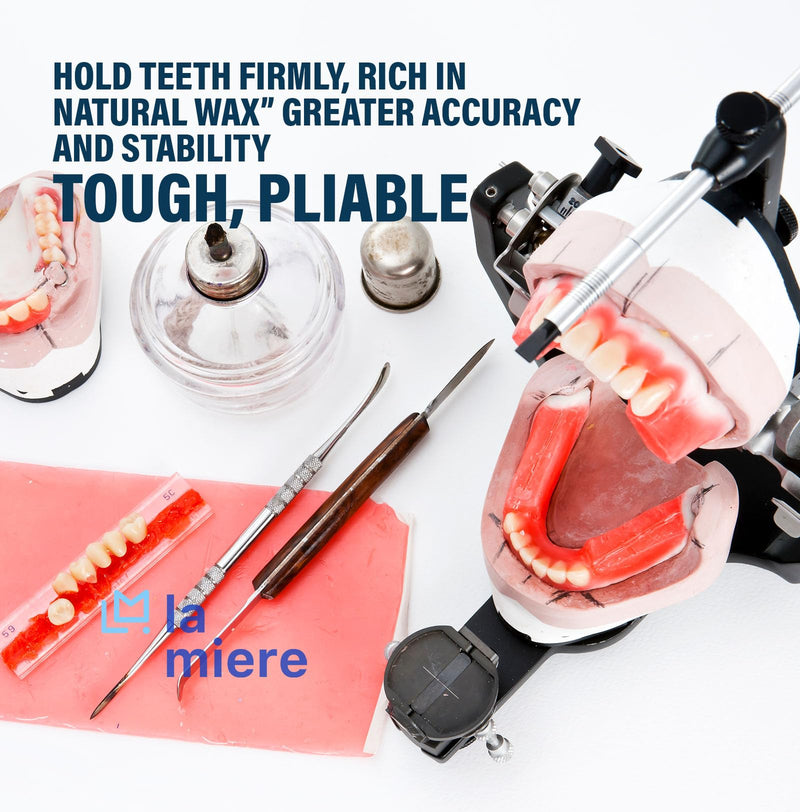 20PCS Dental Base Plate Wax - Molding Casting Wax Sheet Denture Utility ...