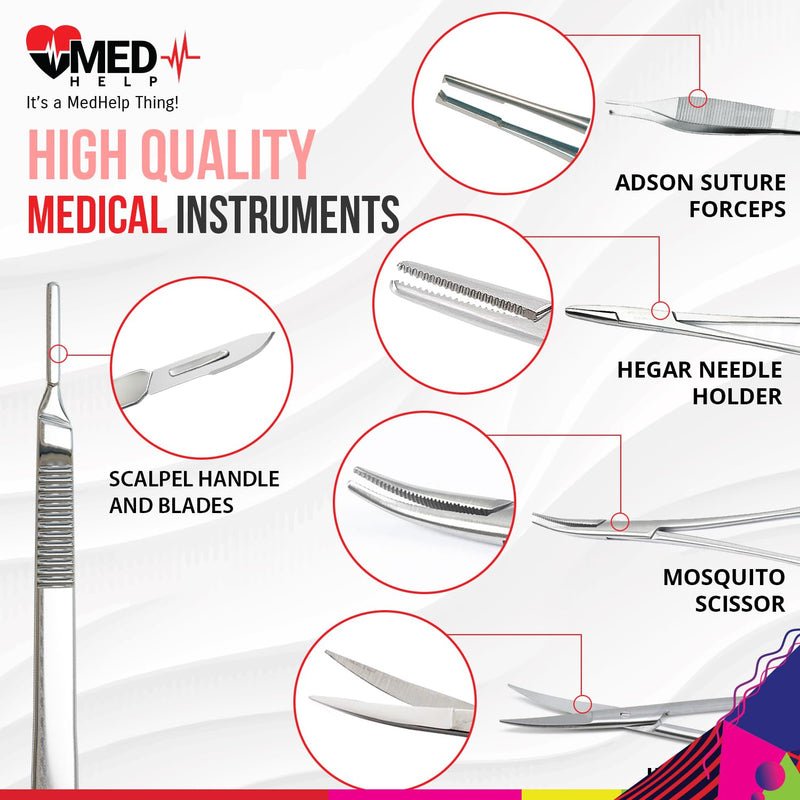 50 PCS Suture Kit Practice Medical Students - Complete Suture Practice ...