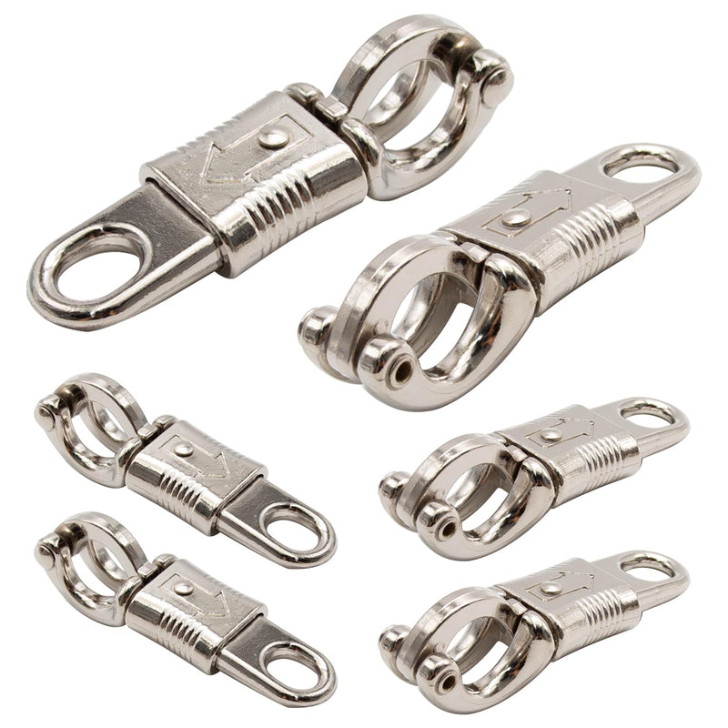 5-Pack Nickel Plated Quick Release Panic Snap with Fixed-Eye, Panic ...