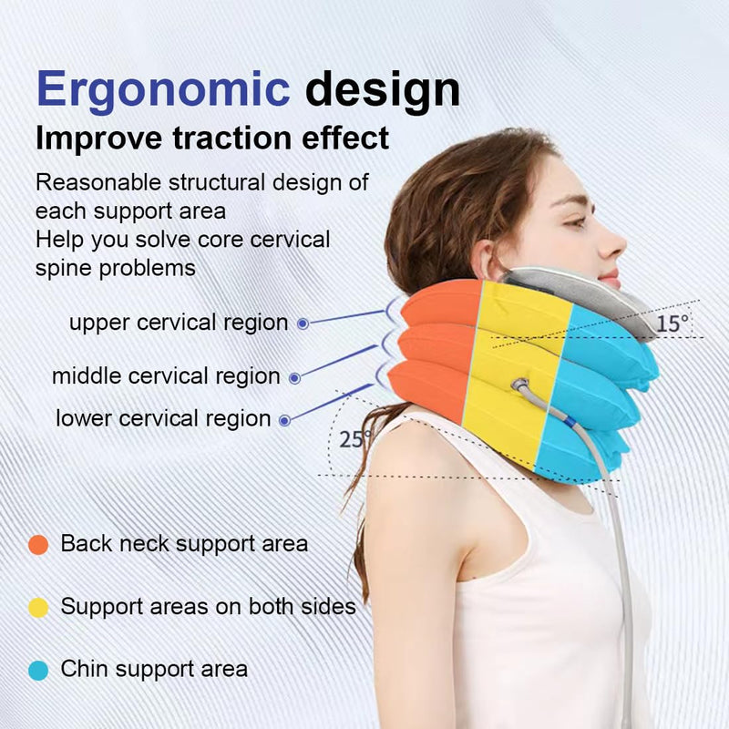 Neck Stretcher with Neck Brace,Cervical Traction Neck Device,Neck ...