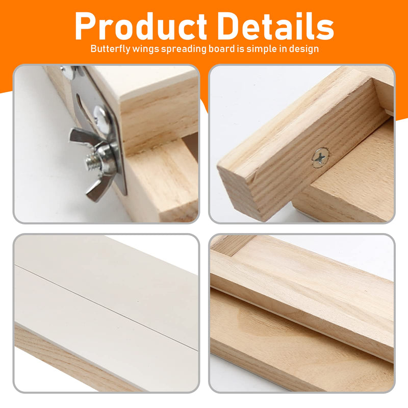 Adjustable Insect Pinning Spreading Board Specimen Display Board ...