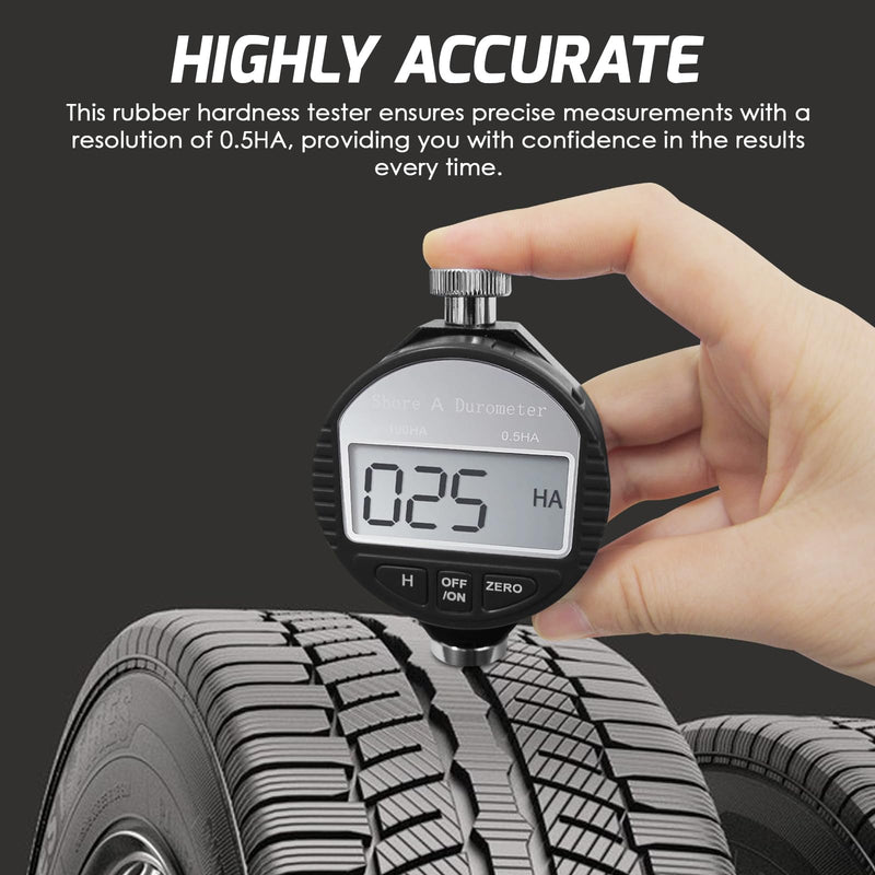 Digital 0-100HD Shore D Hardness Durometer Scale for Rubber, Tyres and ...