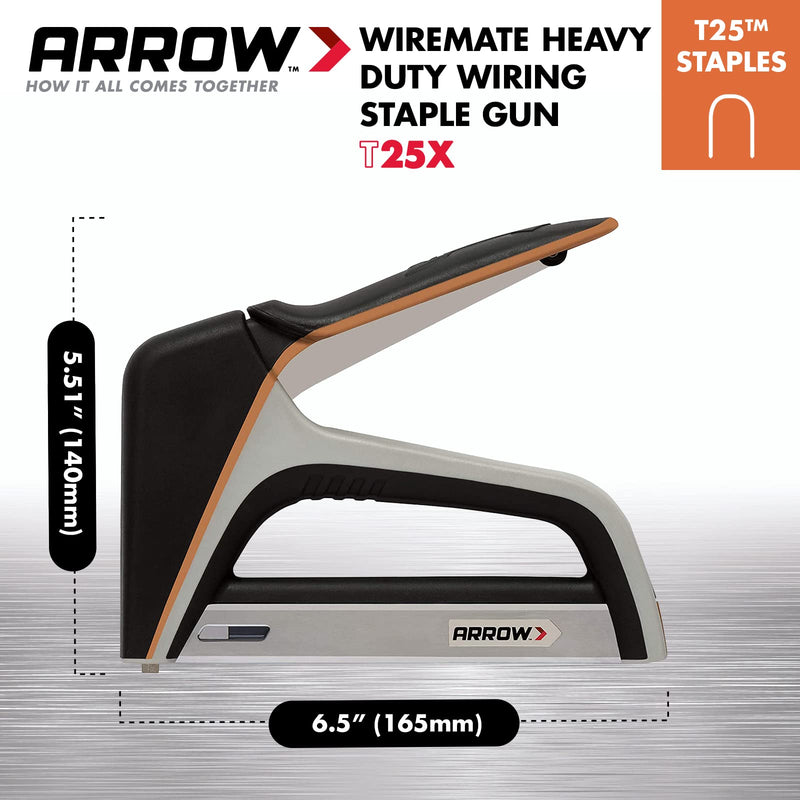 Arrow T25 Staples Home Depot Arrow T25 Stapler Wire & Cable Staple Gun ...