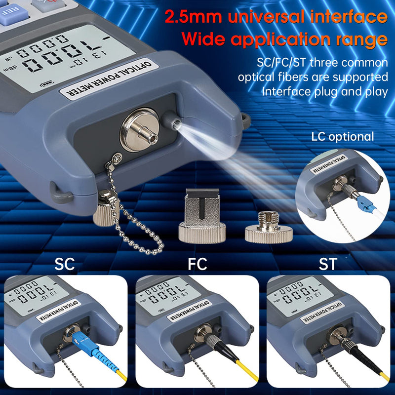 Fiber Termination Kit, Fiber Light Meter G710A, 10Km Visual Fault ...