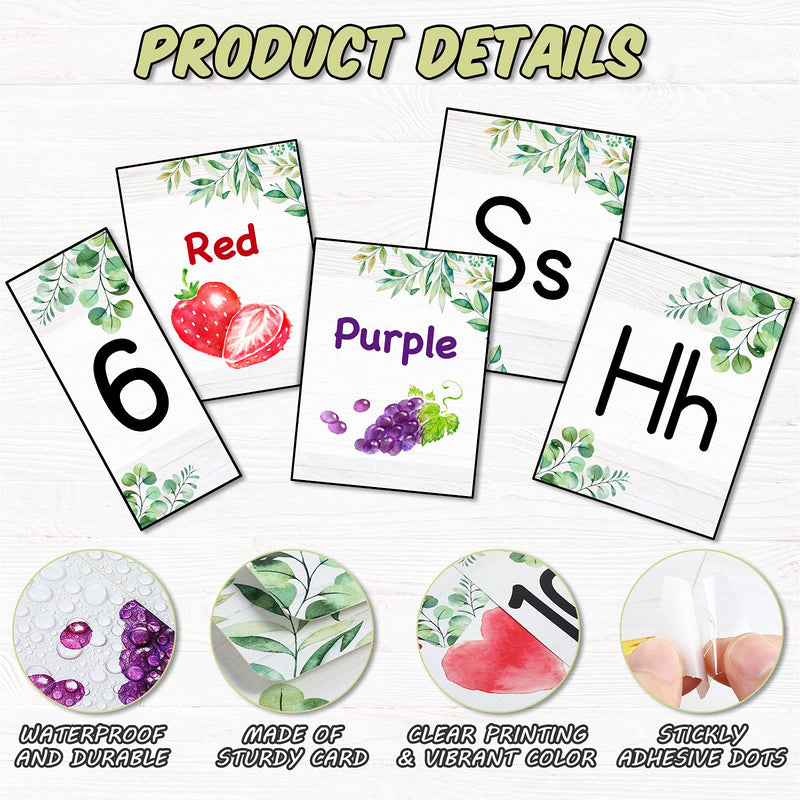 56 Pieces Alphabet and Number Bulletin Board Set Manuscript Bulletin ...