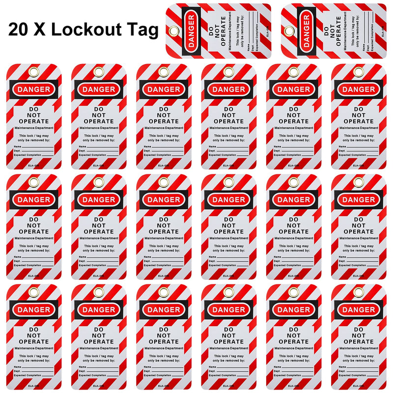Circuit Breaker Lockout Device - Lockout Tagout Kit 20 PCS Breakers ...