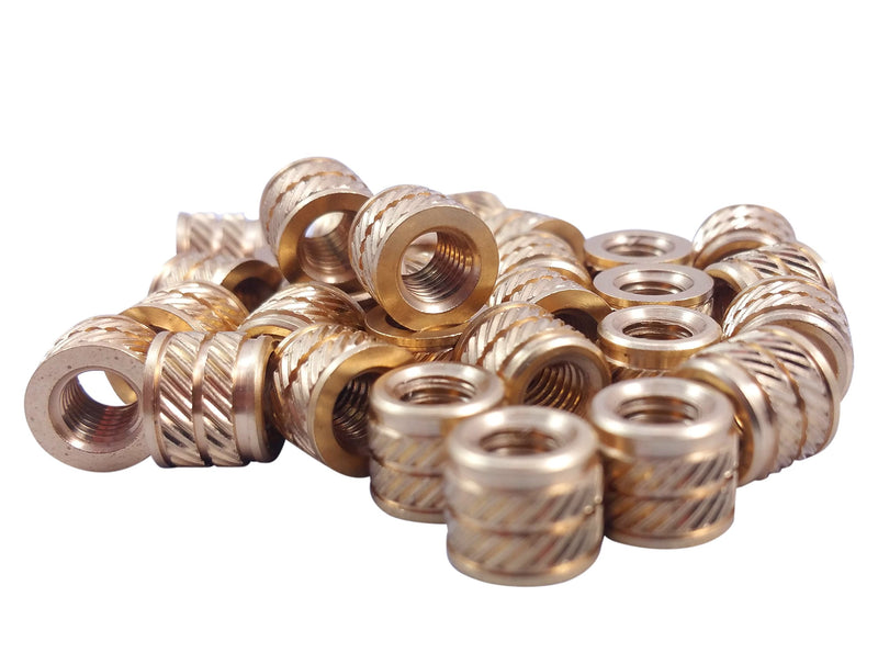 [initeq] M6-1.0 M6 Threaded Heat Set Inserts for 3D Printing (50, Short ...