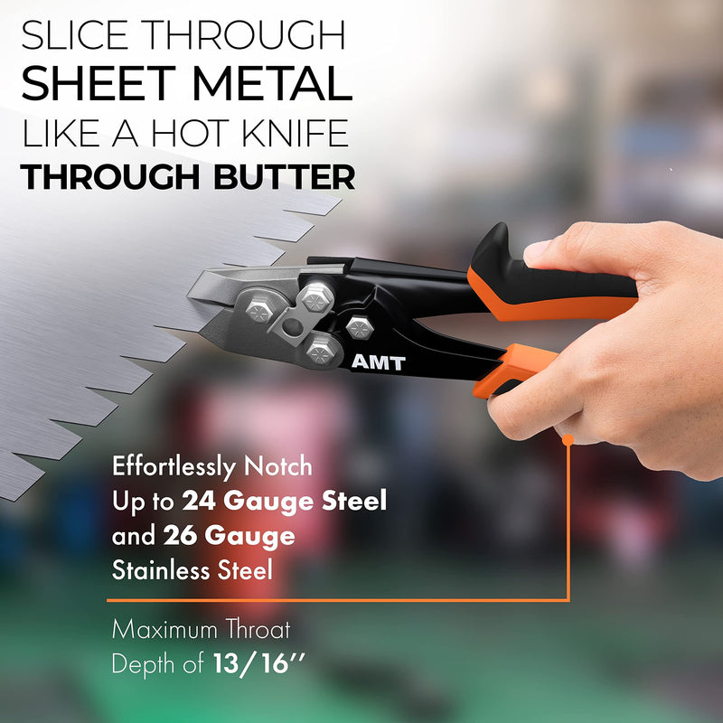 AMERICAN MUTT TOOLS Sheet Metal Hand Notcher, Sheet Metal V Notcher ...