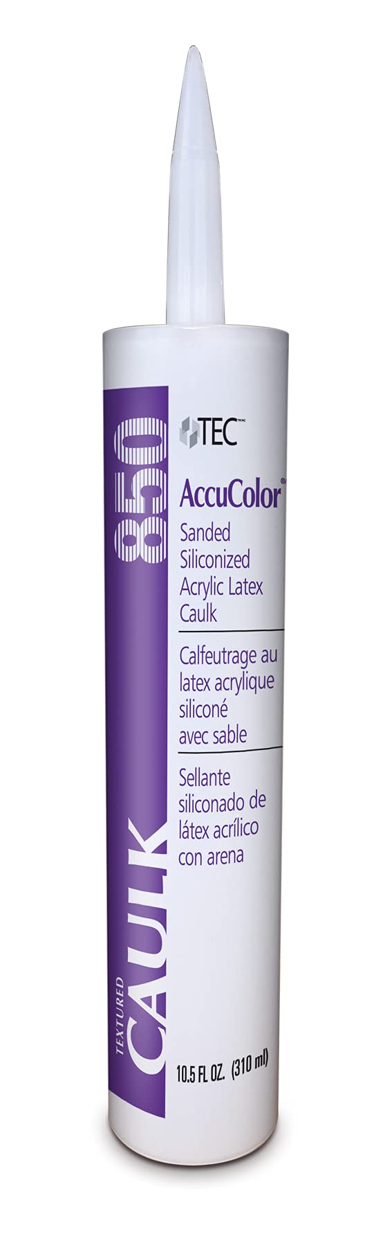 TEC AccuColor - Siliconized Sanded Acrylic Caulk - Fast-Drying and ...