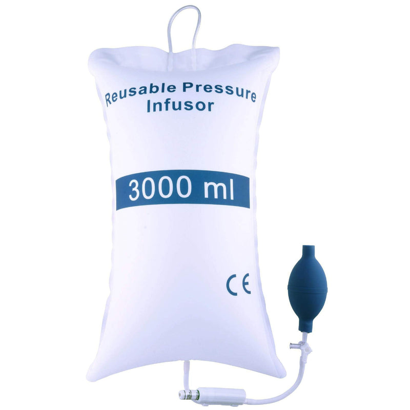 Veterinary Pressure Infusion Cuff 3000 ml with Piston Gauge Reusable ...
