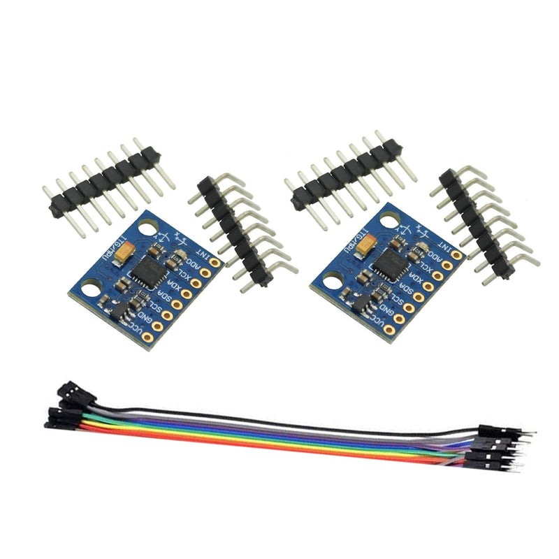 2PCS MPU6050 GY-521 3-Axis Accelerometer Gyroscope Module MPU-6050 6 ...