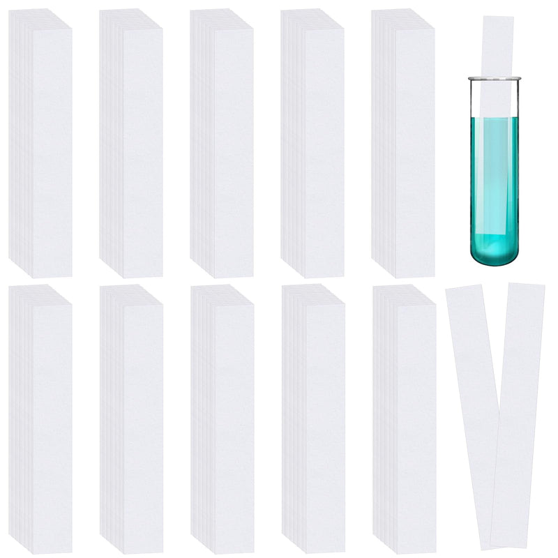 500 Pcs 6.3 x 0.79 In Chromatography Paper Strip, Experiments Filter ...