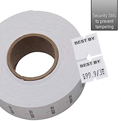 Perco Best by 2 Line Labels - 1 Sleeve, 8,000 Best by Labels for Perco ...
