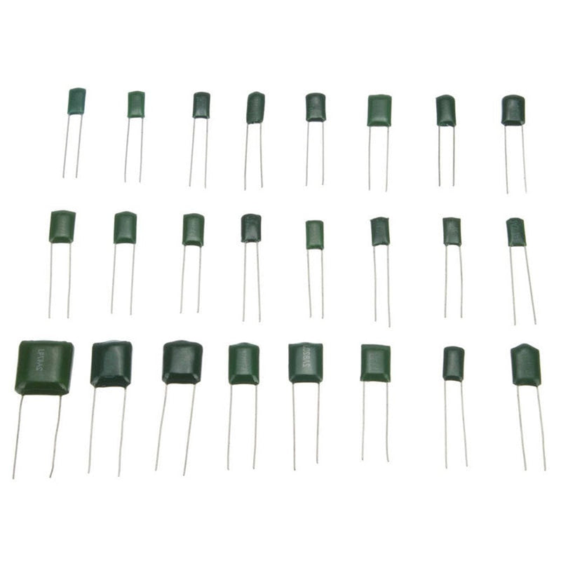 Capacitor Kit, Metalized Mylar Polyester Film Capacitor Assorted ...
