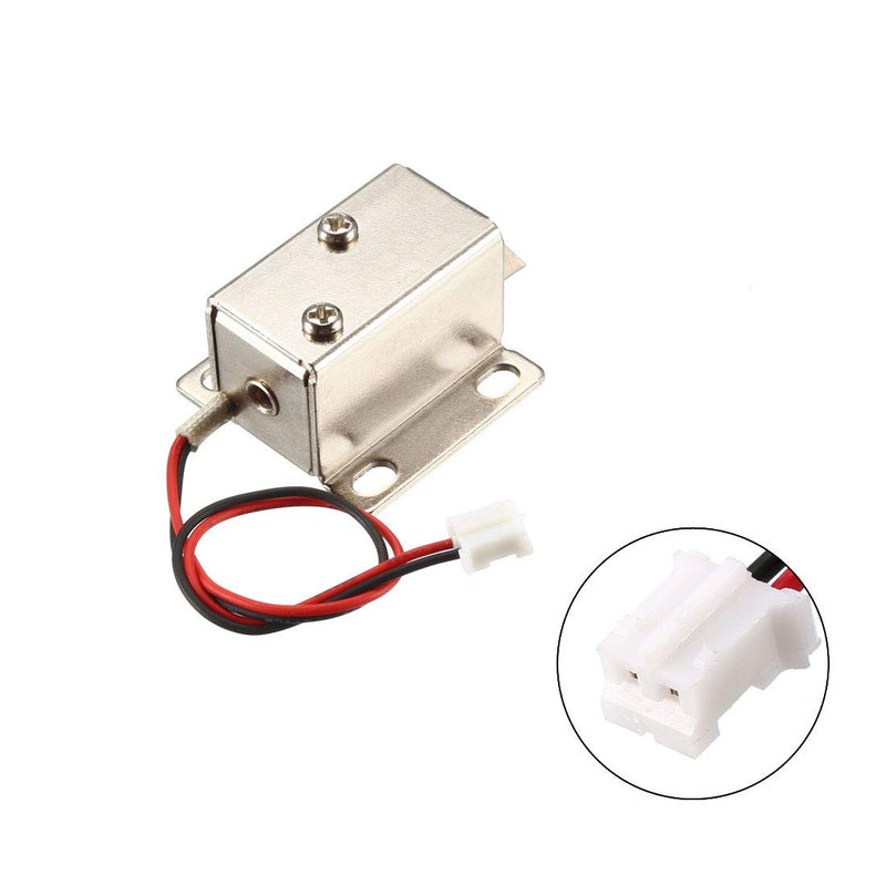 uxcell DC 24V 0.57A 6mm Mini Electromagnetic Solenoid Lock Assembly for ...